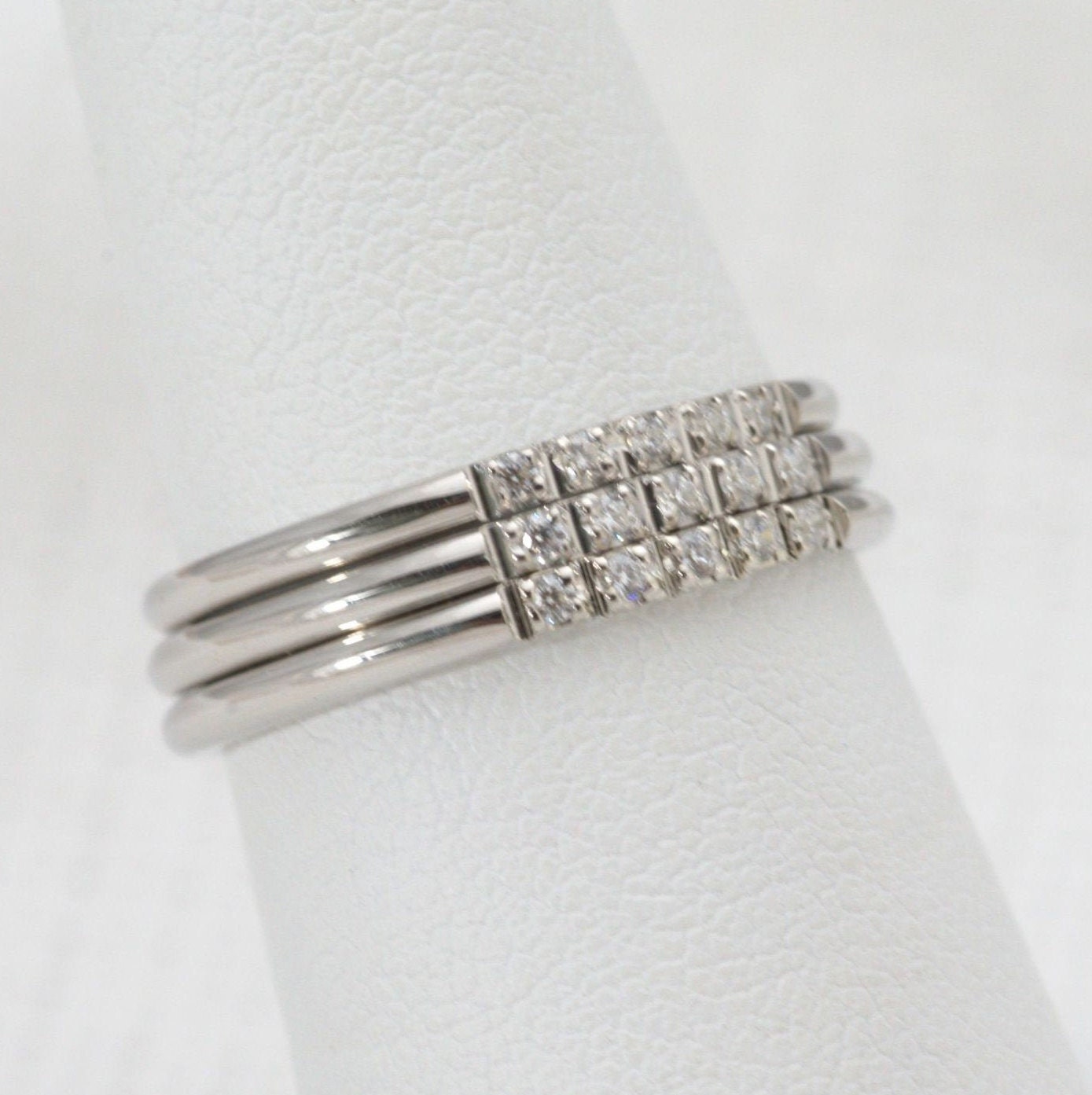 Anillo minimalista de plata de ley maciza 1.5 mm minimalista | Etsy