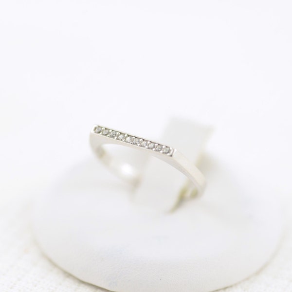 Diamond Bar Ring - Etsy
