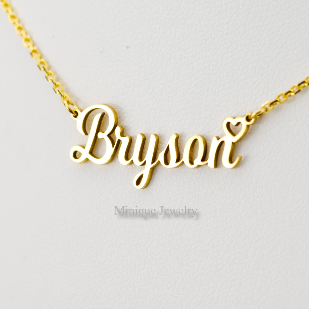 Personalized My Name Necklace, Name Necklace, Engraved Name, Customized ...