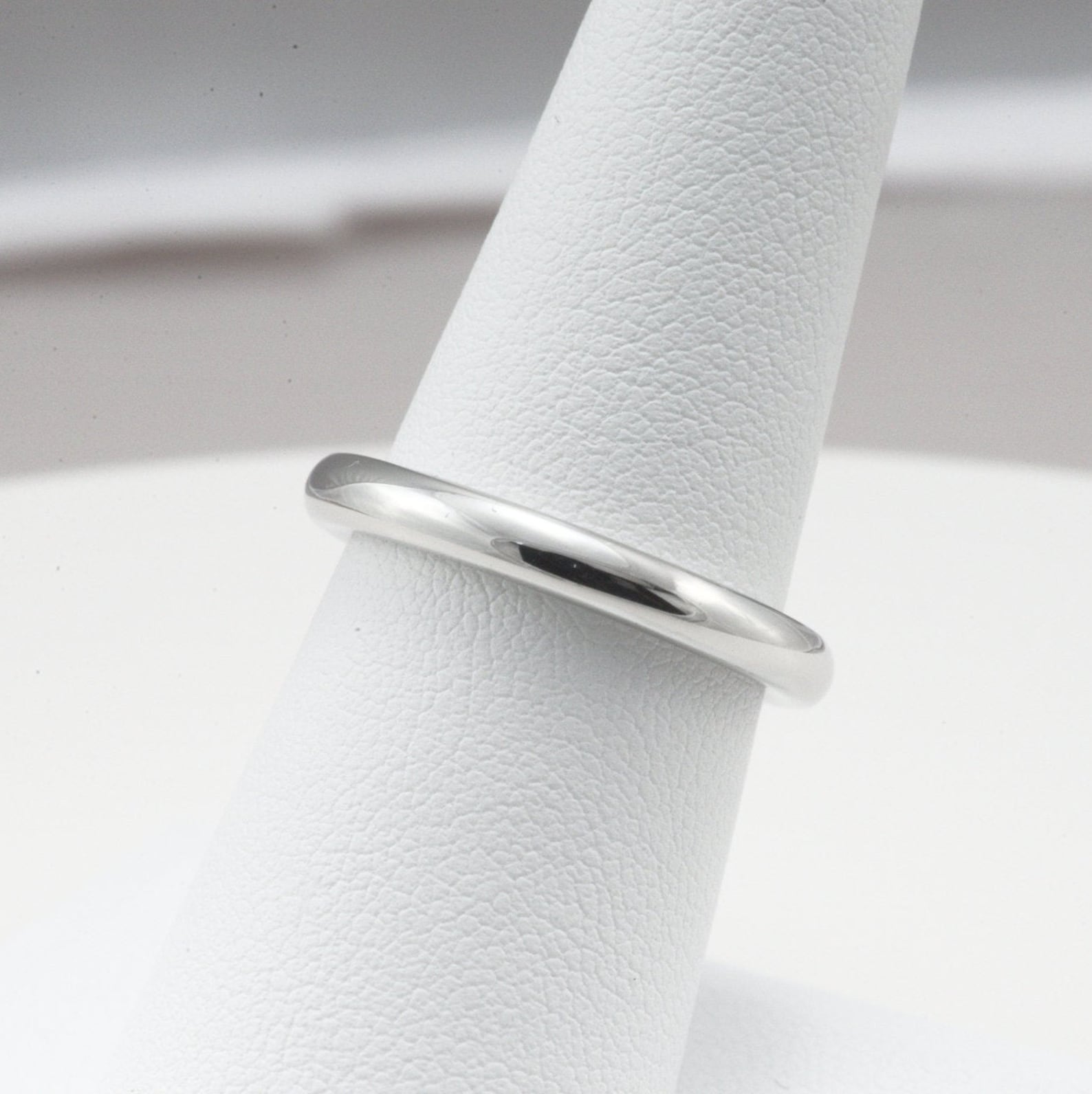 Band Full Round Ring Rounded Band 3 Mm Ring Silver Stacking | Etsy