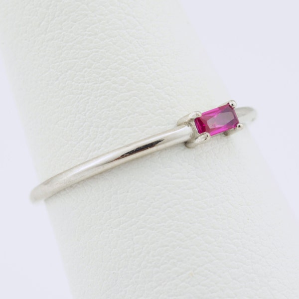 Small Ruby Ring - Etsy