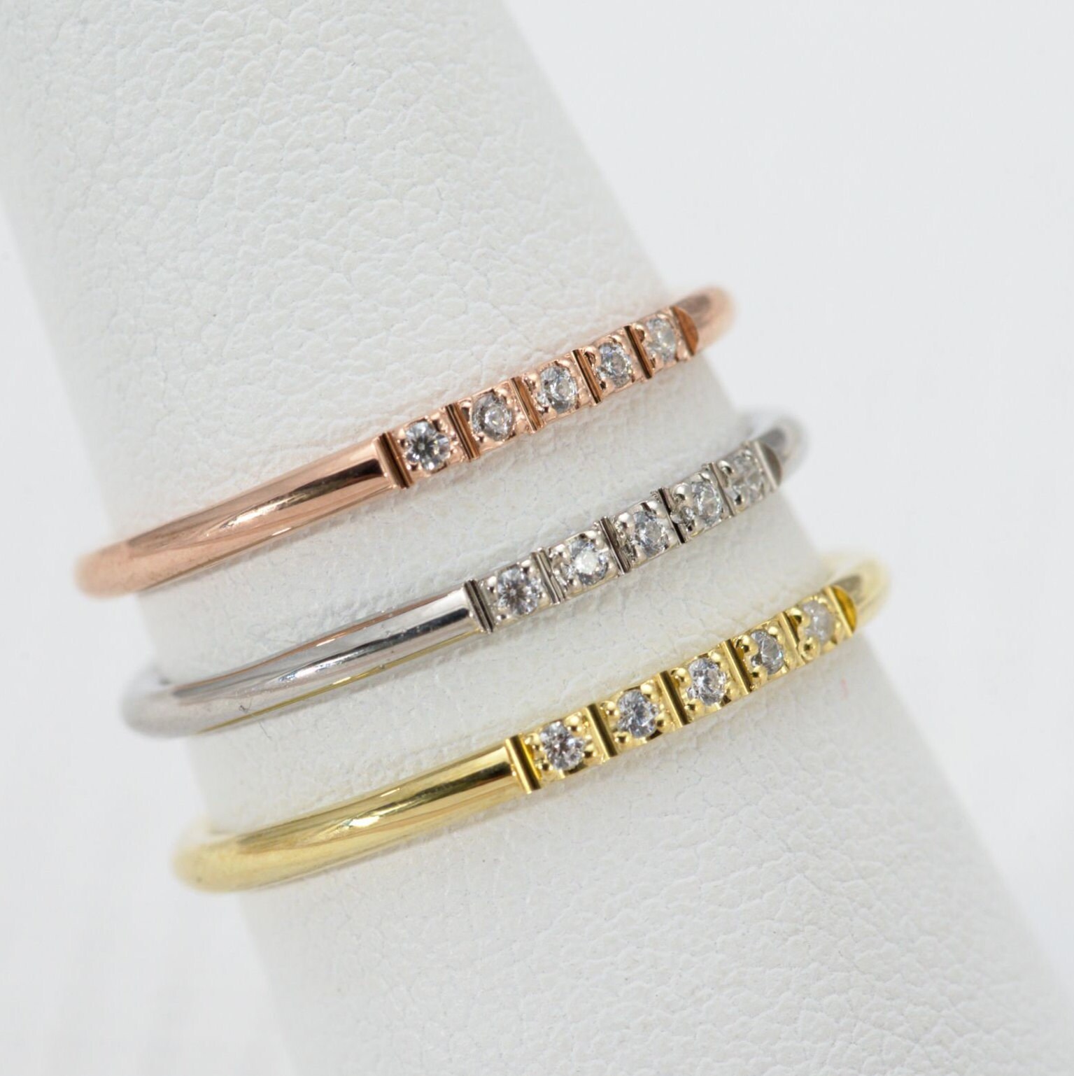 Anillo minimalista de plata de ley maciza 1.5 mm minimalista | Etsy