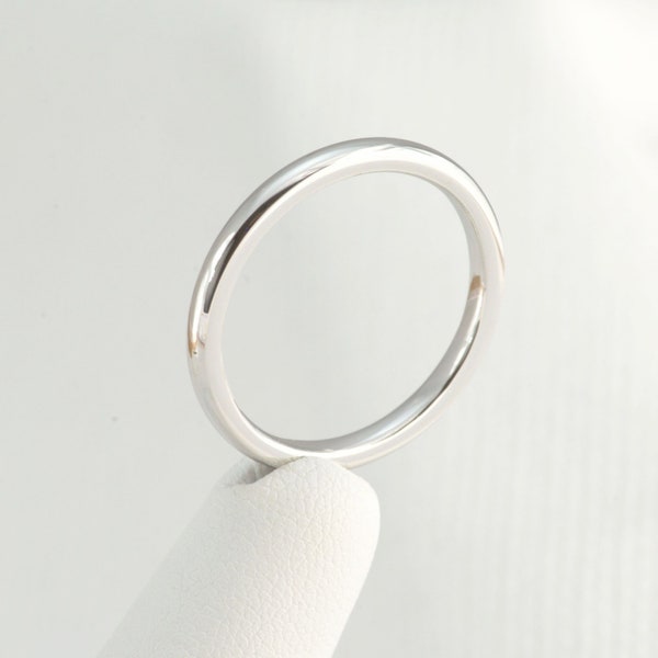 Shiny Silver Ring - Etsy