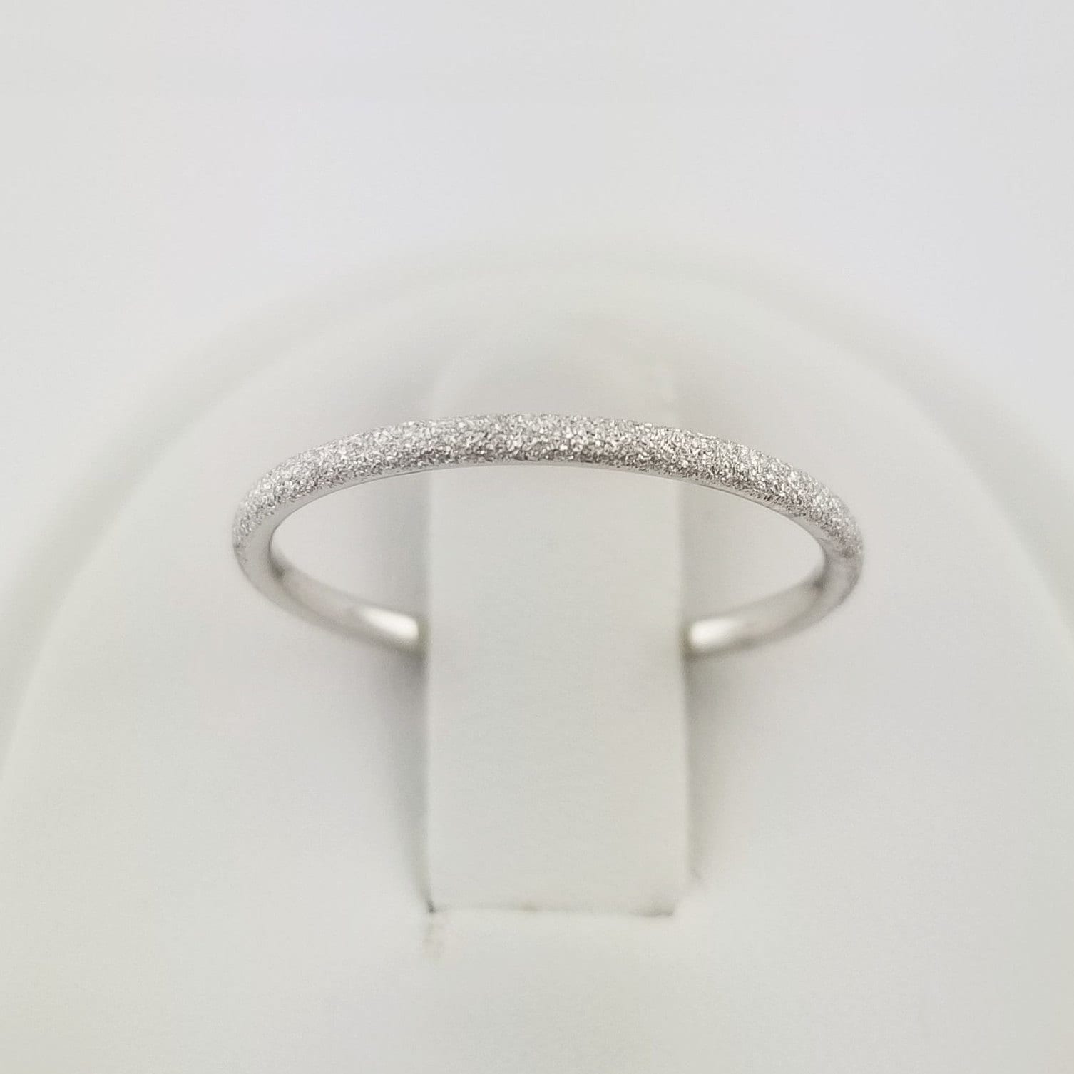 Sparkly Glittery Stardust Sterling Silver 1.5mm Stacking | Etsy