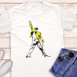 Freddie Mercury T-shirt Freddie Mercury Shirts Rock - Etsy