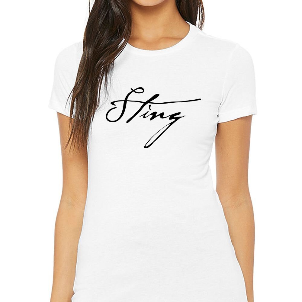 STING Logo T-shirtSting Singer Woman T-shirtSting Vintage | Etsy