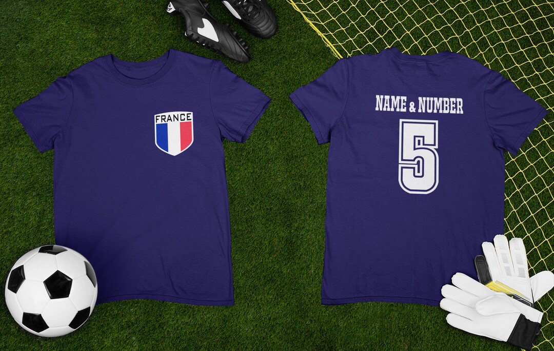 Personalised France Football Shirt