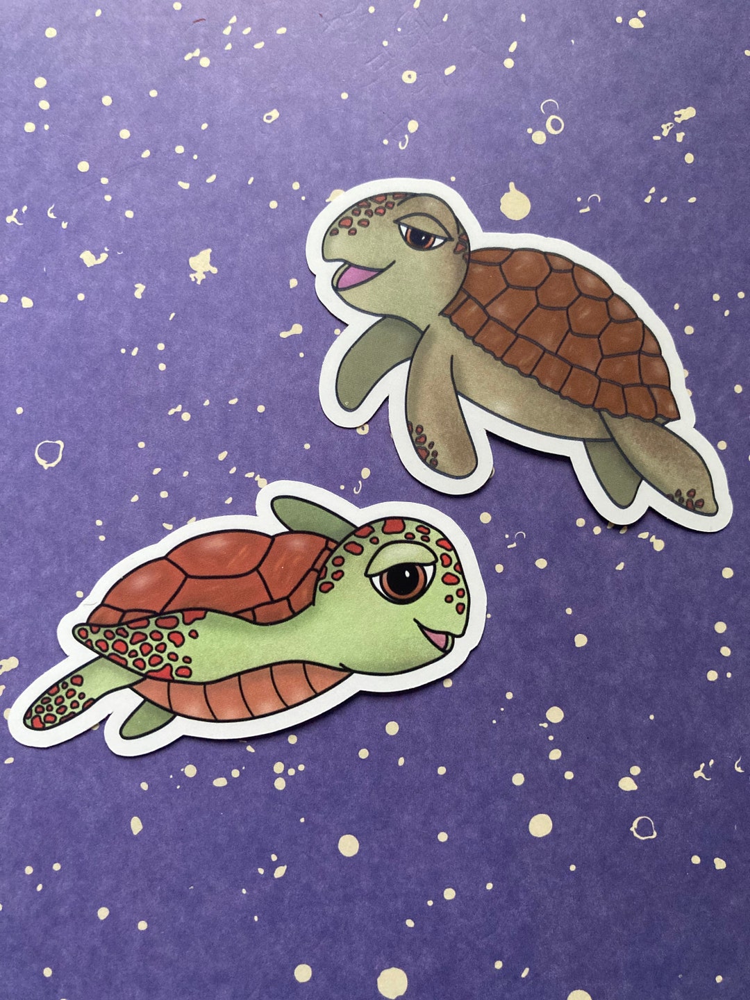 Finding Nemo Fan Art Die Cut Stickers & Badges Kawaii Cute Handmade ...