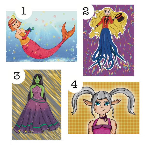 Character Art - Etsy