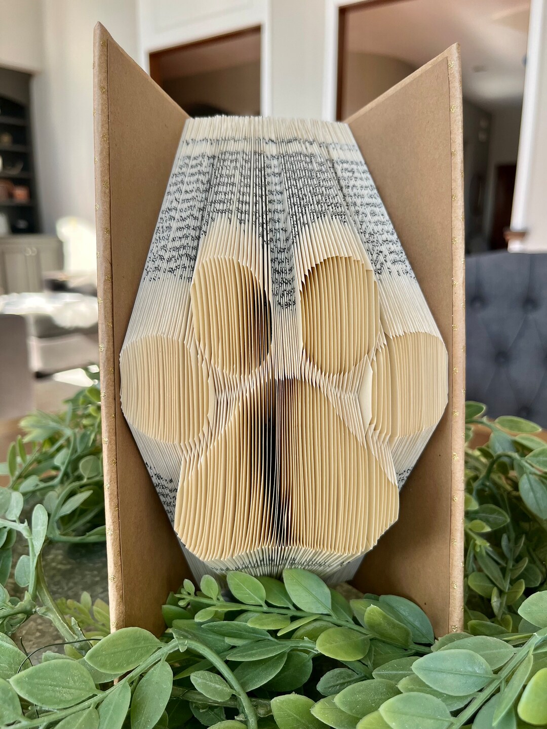Paw Print Folded Book Art - Etsy