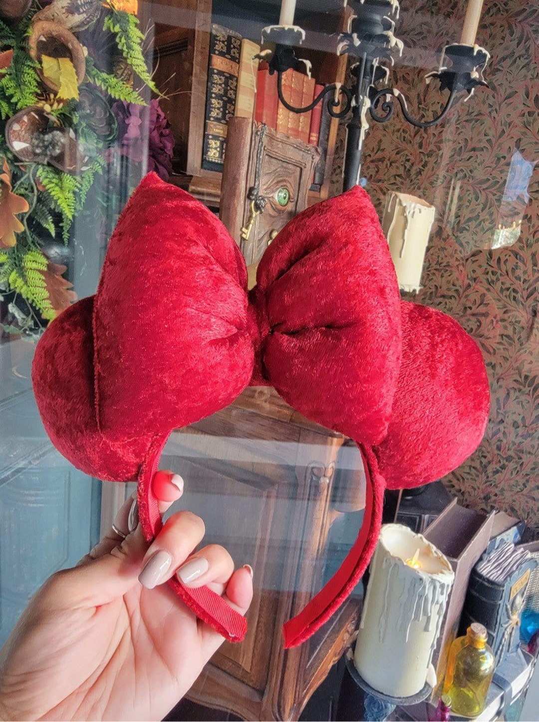 Crushed Red Velvet Ears - Etsy