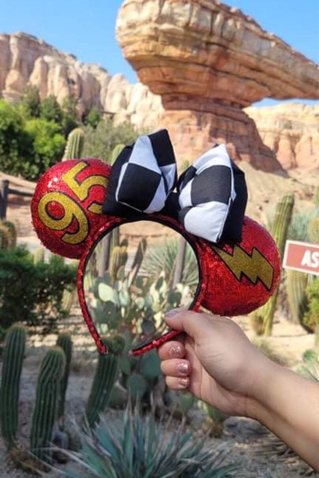 Lightning Mcqueen Inspired Ears - Etsy