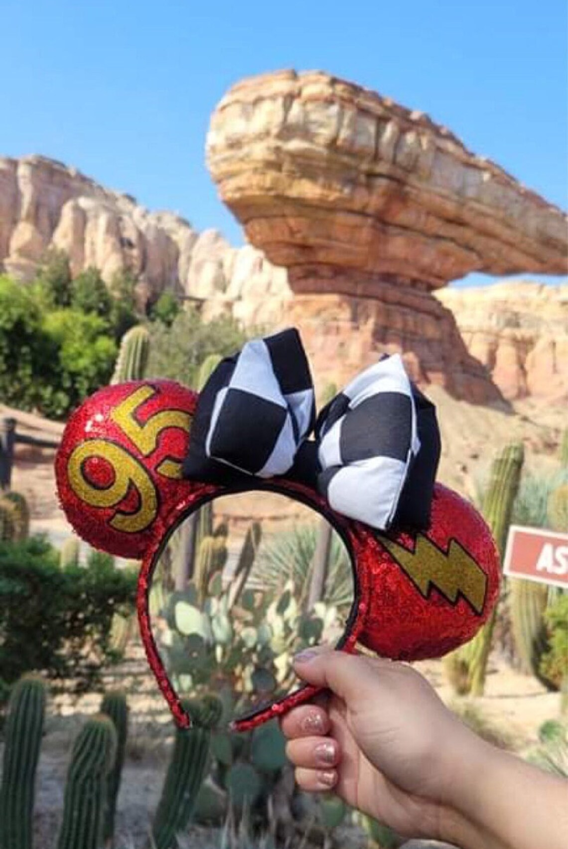 Lightning Mcqueen Inspired Ears - Etsy