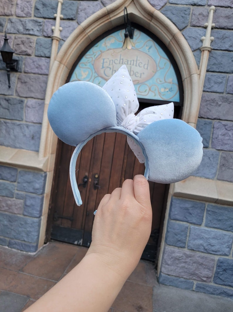 Cinderella Blue Velvet Ears - Etsy