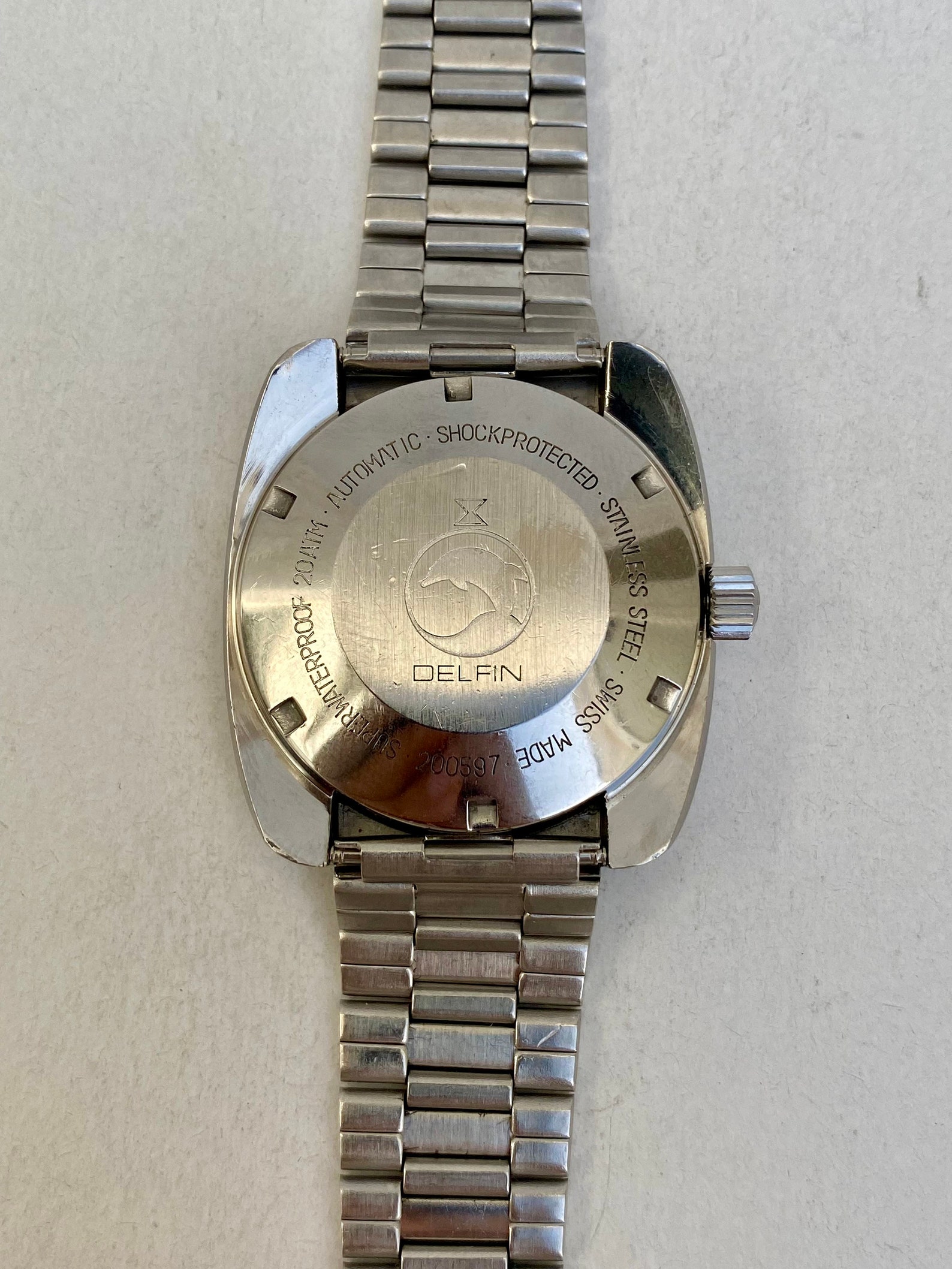 Vintage Men's Edox Delfin Diver Automatic Watch ETA 2789 Excellent ...