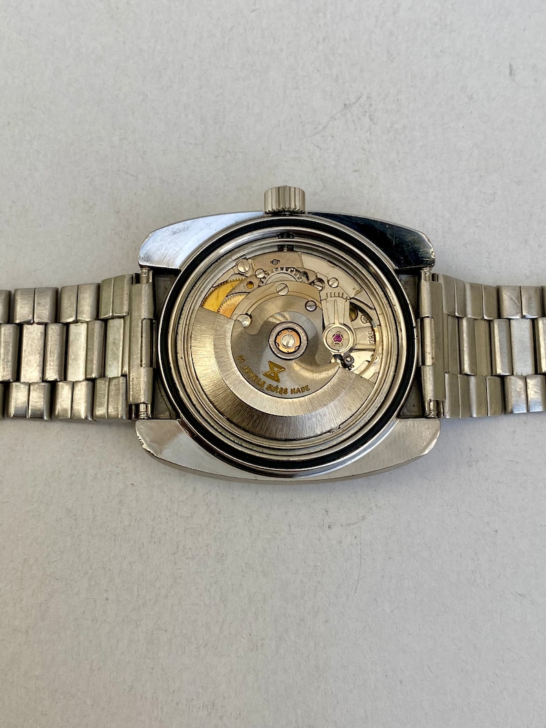 Vintage Men's Edox Delfin Diver Automatic Watch ETA 2789 Excellent ...