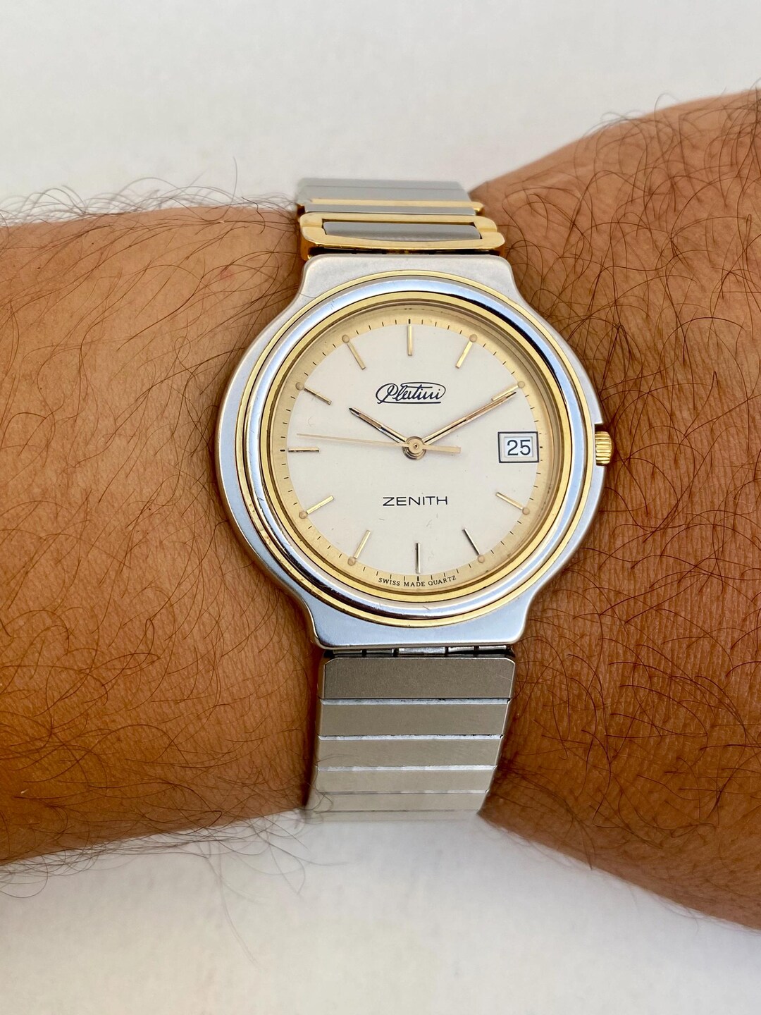 Vintage ZENITH Platini Quartz Watch Unisex 33mm Swiss Made - Etsy