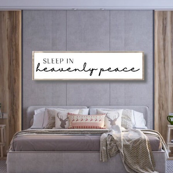Sleep in Heavenly Peace Sign - Etsy