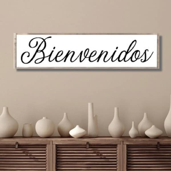 Bienvenidos Sign - Etsy