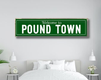 Welcome to Poundtown Neon Sign - Etsy