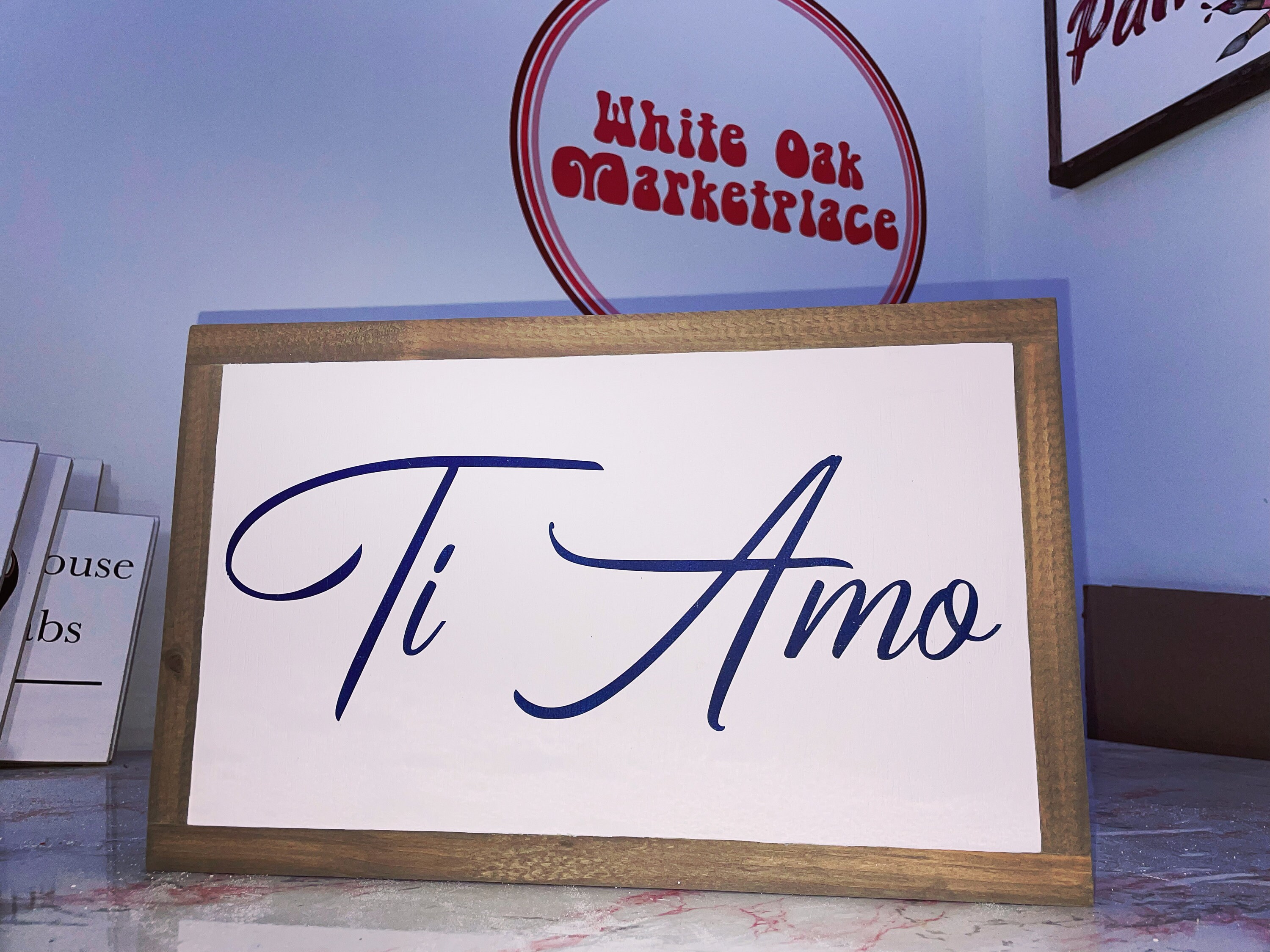 Ti Amo Sign Wooden Sign Farmhouse Sign Farmhouse Decor - Etsy
