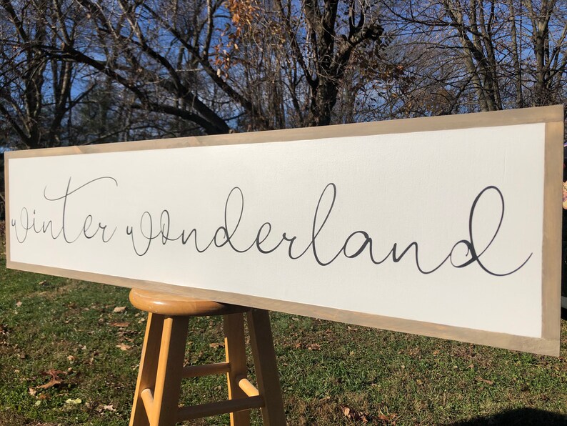 Winter Wonderland Sign Winter Sign Winter Decor Winter - Etsy