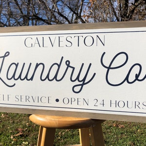 Personalized Laundry Sign Laundry Co Laundry Company Sign - Etsy
