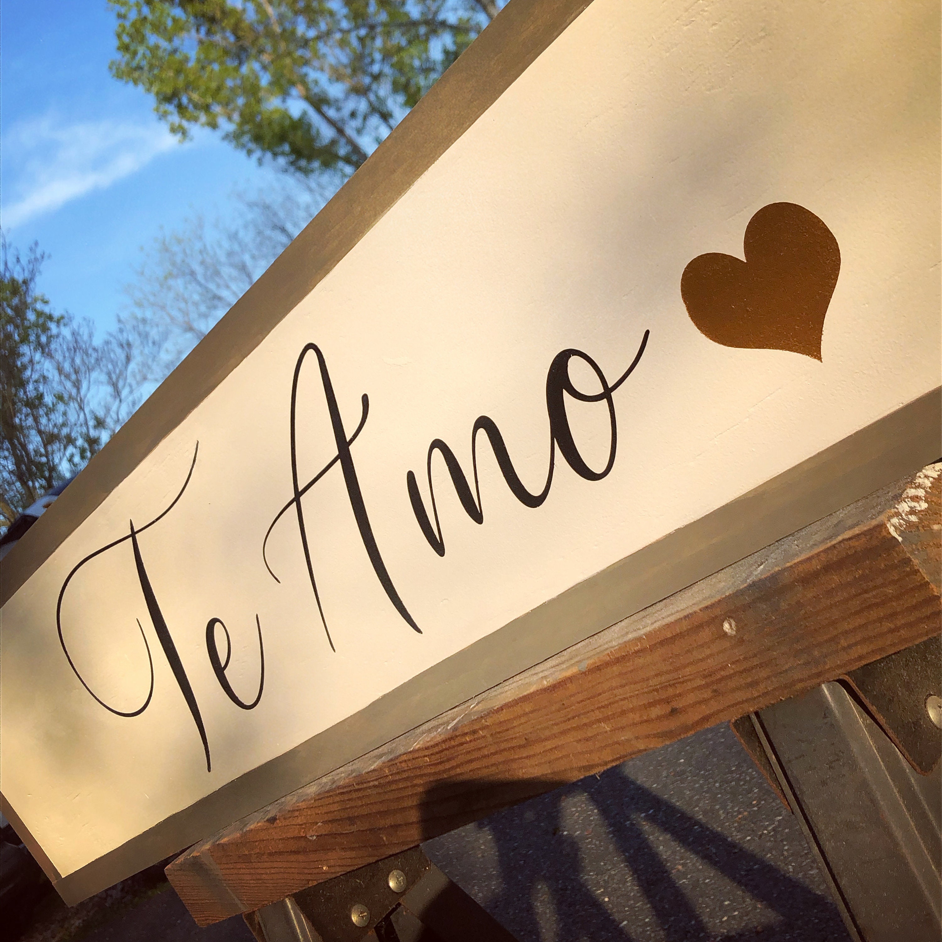 Te Amo Sign Bedroom Sign Bedroom Wall Art Above Bed Sign - Etsy