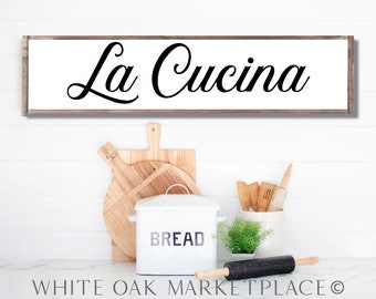La Cucina Kitchen Sign - Etsy