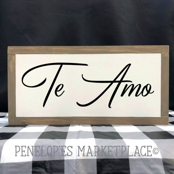 Te Amo - Etsy