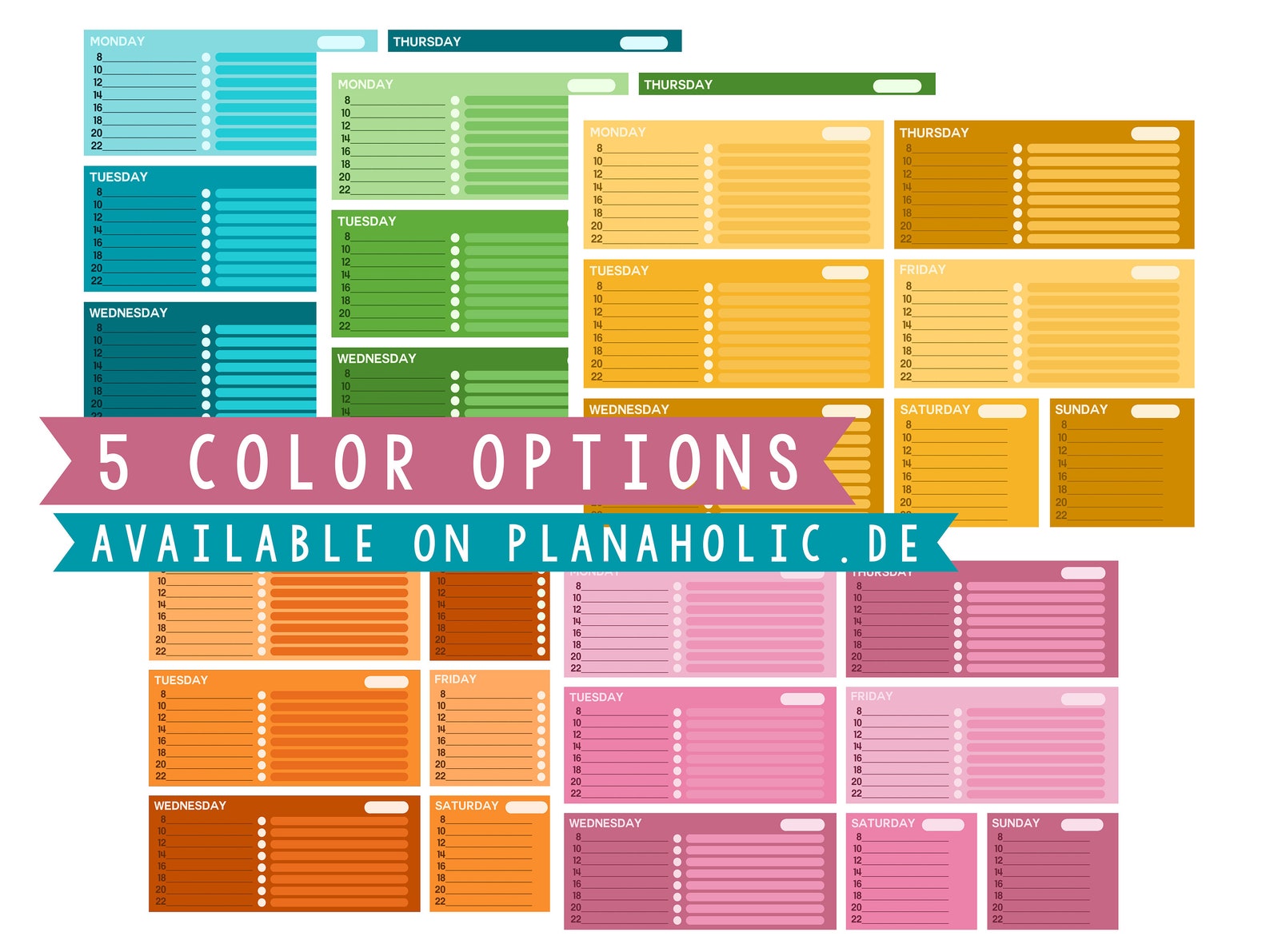 Orange Weekly Planner Template for Ipad/tablets use in Goodnotes or ...