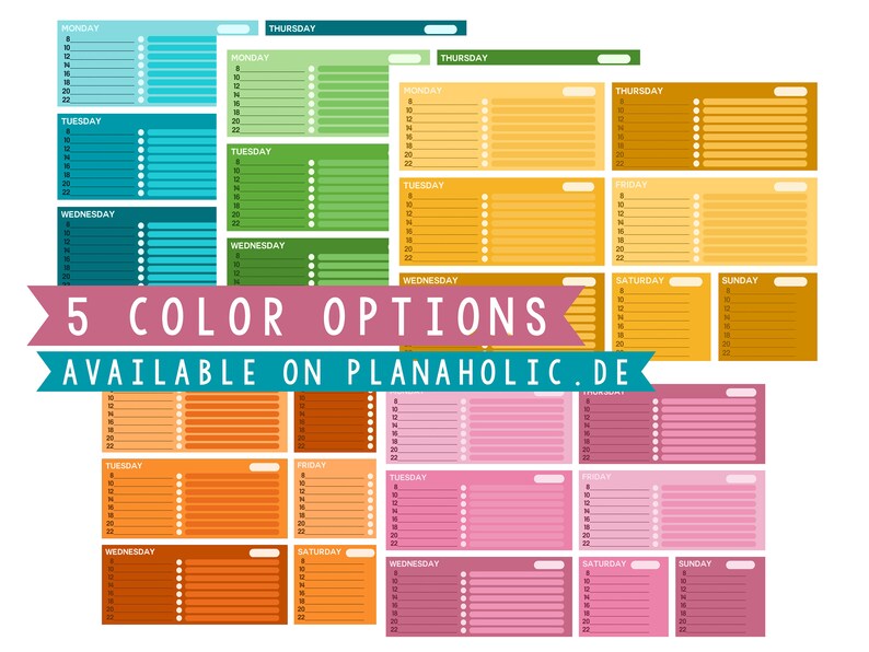 Orange Weekly Planner Template for Ipad/tablets use in Goodnotes or ...