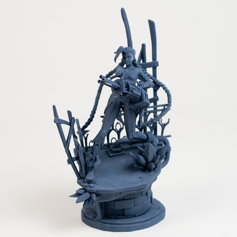 Arcane Jinx Statue - Etsy