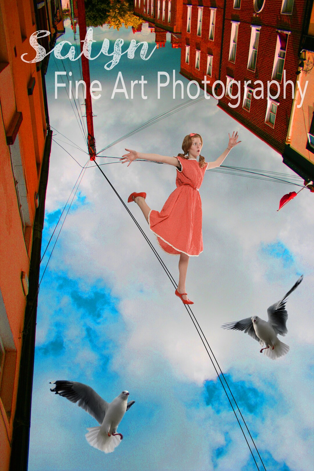 Circus Tightrope Prop Fantasy Backdrop Digital Backdrop Props ...