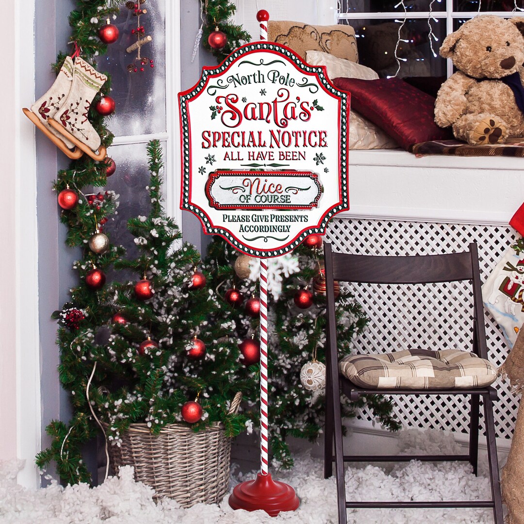 Large 1.2M Christmas Yard Signs With Stakes/large Christmas Decorations ...