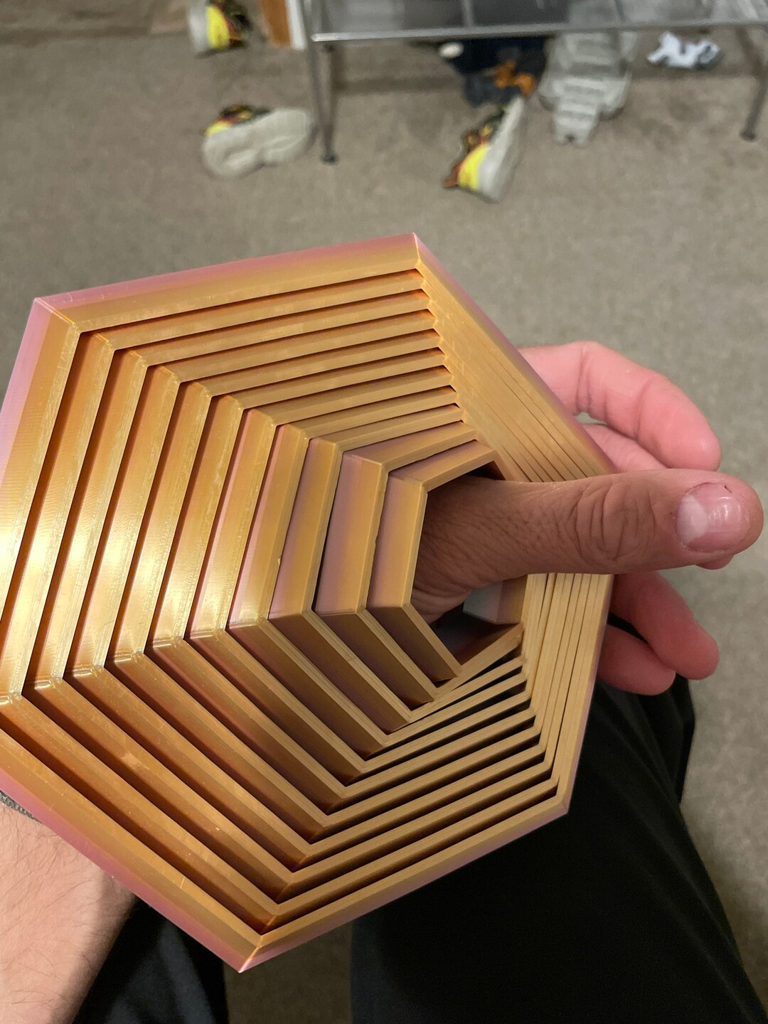 Jumbo Hexagon Fidget Toy - Etsy