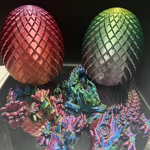 Crackable Mystery 3D Printed Dragon Egg - Etsy