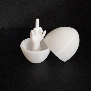 Surprise Middle Finger Egg Gag Gift Prank - Etsy