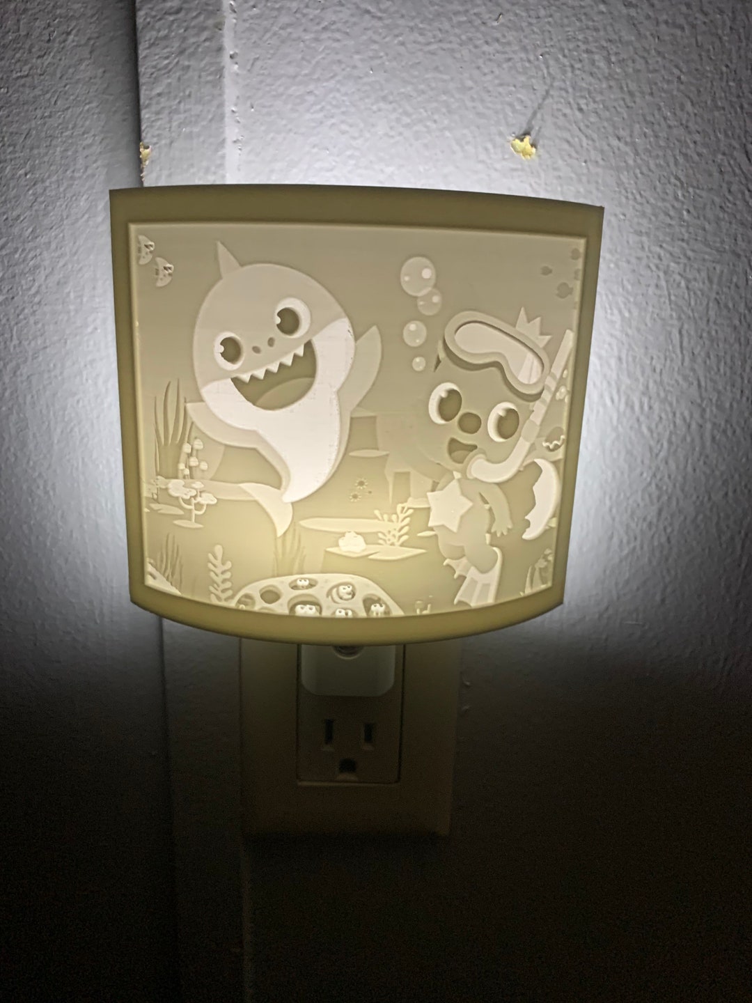 Kids Shark Night Light - Etsy