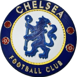 Chelsea Football Club Logo-3d Printed - Etsy