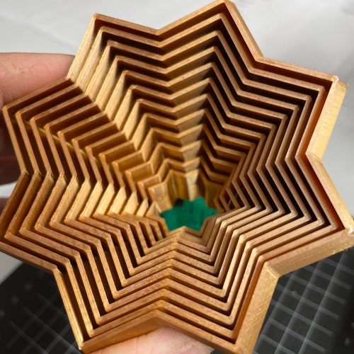 Star Fidget Desk Toy 3D Printed Gyroscopic Fidget Spinner - Etsy