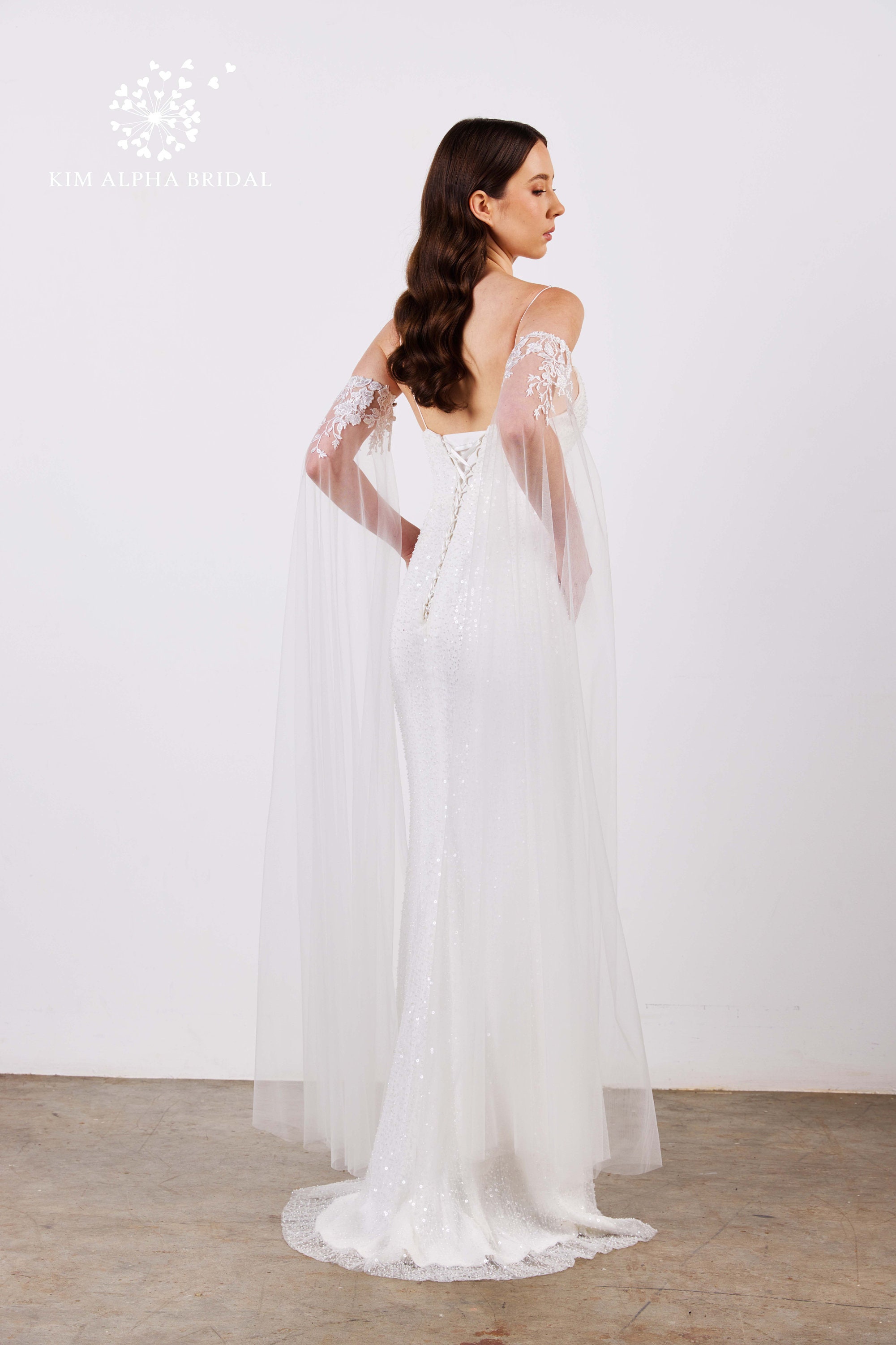 DAHLIA Arm Veils Bicep Wedding Veils Lace Veil Bridal Veil - Etsy