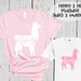 Mama Llama Drama Llama Mom and Me Shirts Mommy and Me - Etsy