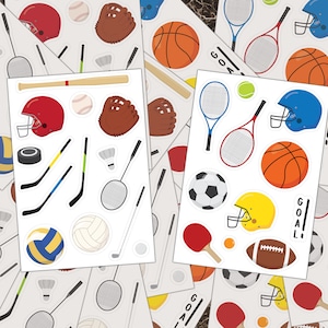 Sticker Sheets, Sports Icon Stickers, Activity Book, Scrapbook Stickers ...