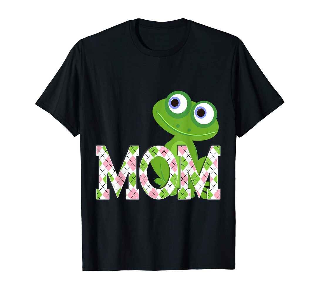 Argyle Preppy Frog Birthday Party T-shirt Gift for Mom - Etsy