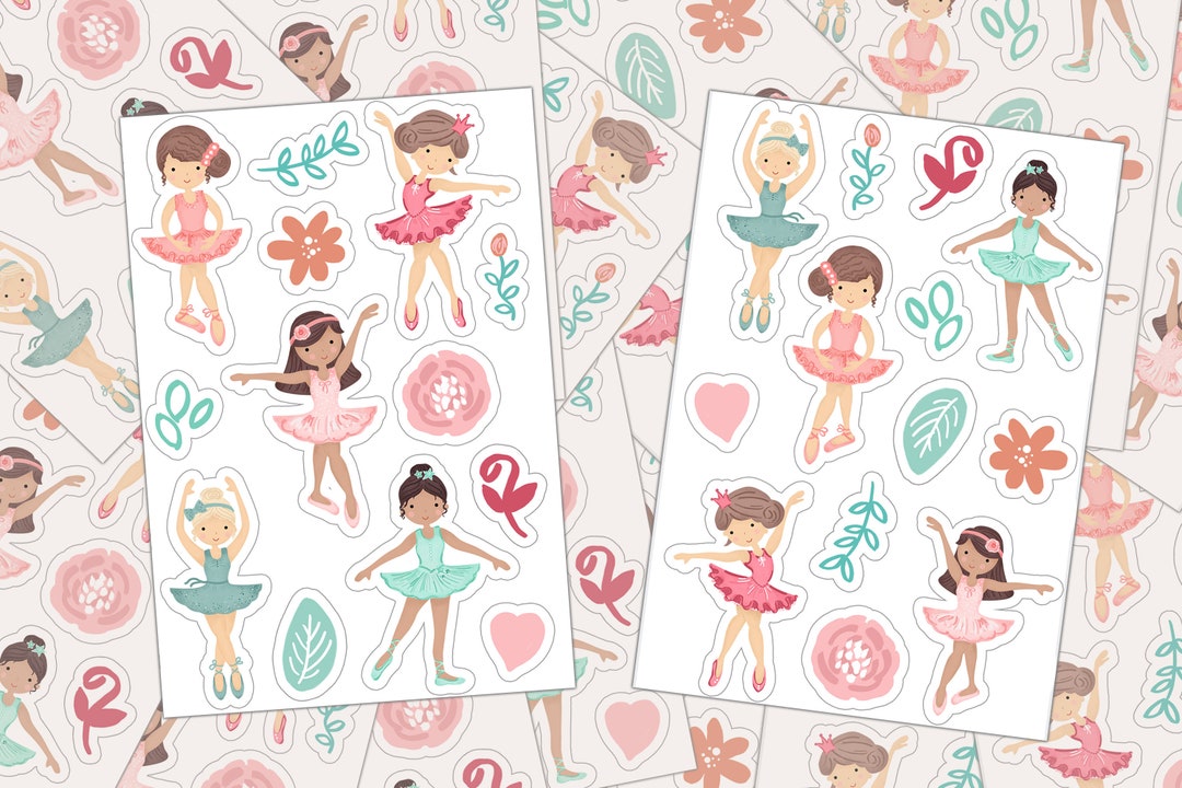 Dance Stickers, Sticker Sheet, Dancer Gifts, Journal Sticker, Coach ...