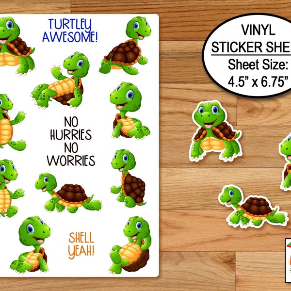 Turtle Decal - Etsy