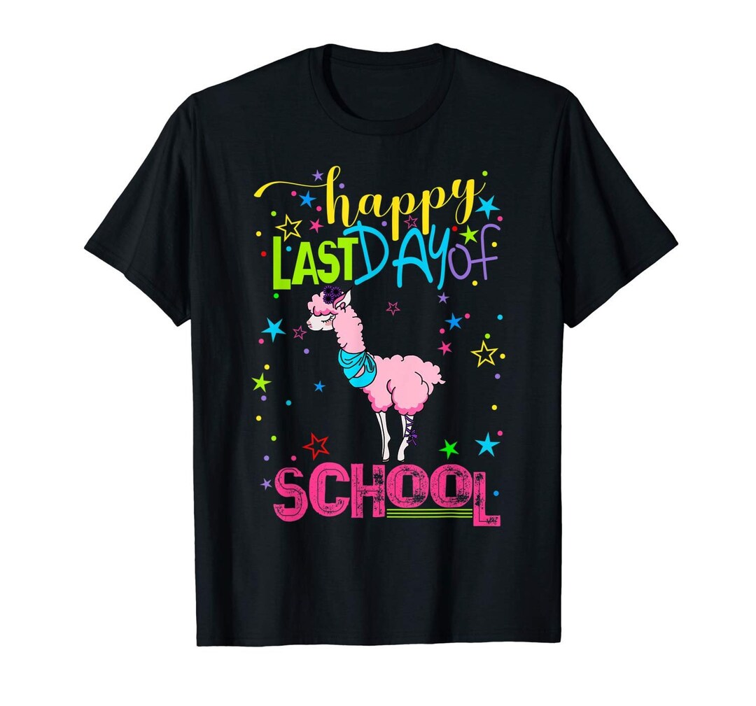 Happy Last Day of School Llama Teacher Appreciation Student Gift - Etsy