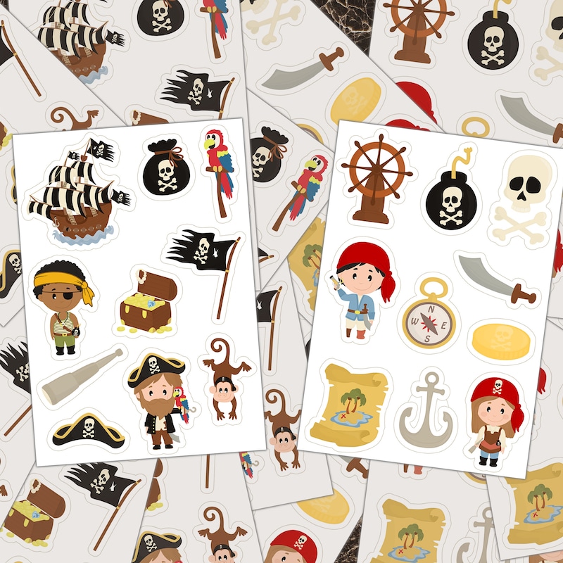 Pirates Stickers - Etsy