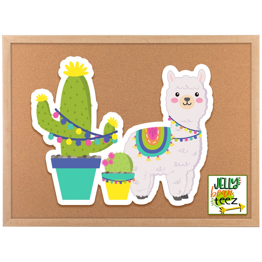 Llama Sticker, Llama Phone Case Sticker, Planner Sticker, No Drama ...